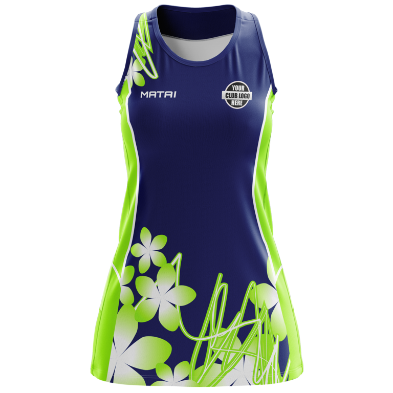Elite Sublimated Netball Dress - Full Back | Matai Sports