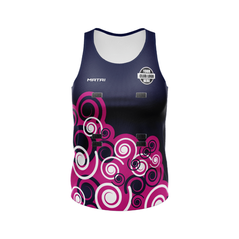 Pro Sublimated Netball Singlet - Full Back | Matai Sports