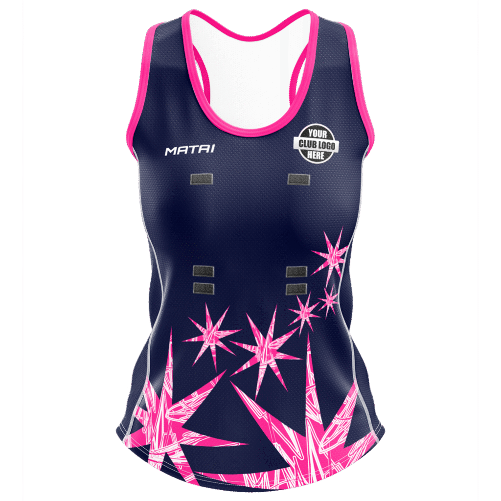 Pro Sublimated Netball Singlet - Racer Back | Matai Sports