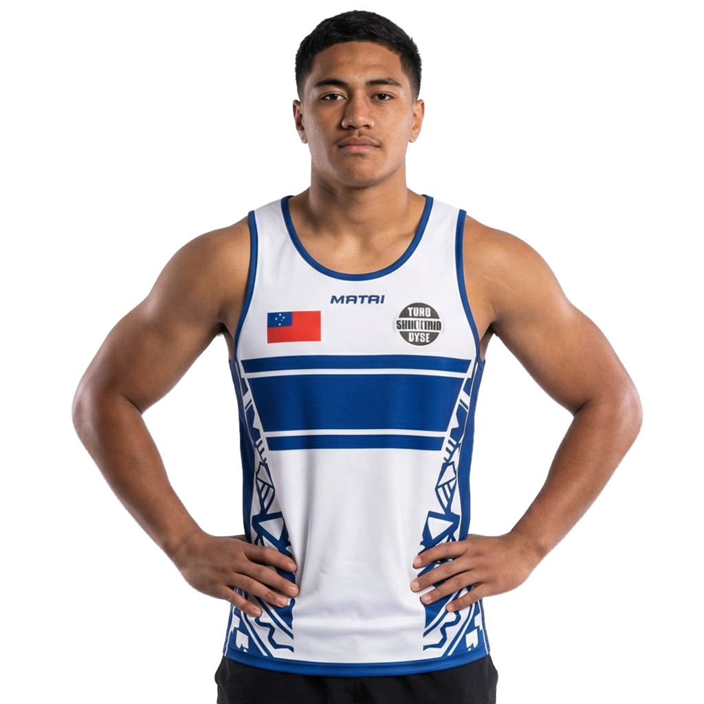 Pro Sublimated Singlet - Samoa Inspired Designs | Matai Sports