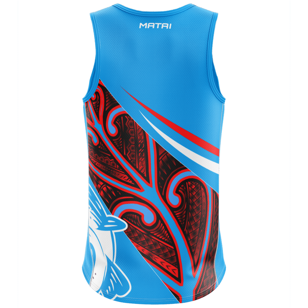 Pro Sublimated Fishing Singlet - Maori | Matai Sports