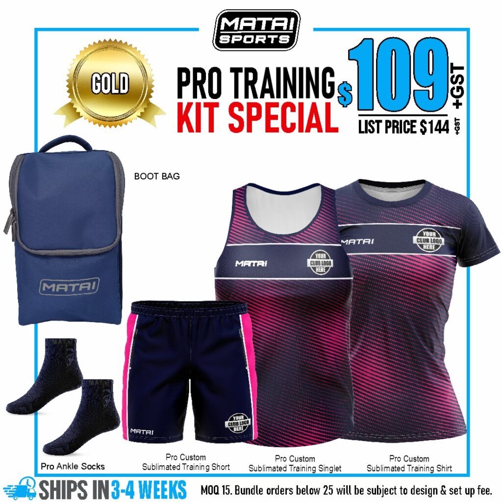 MATAI WOMENS TRAINING KIT SPECIALS | Matai Sports