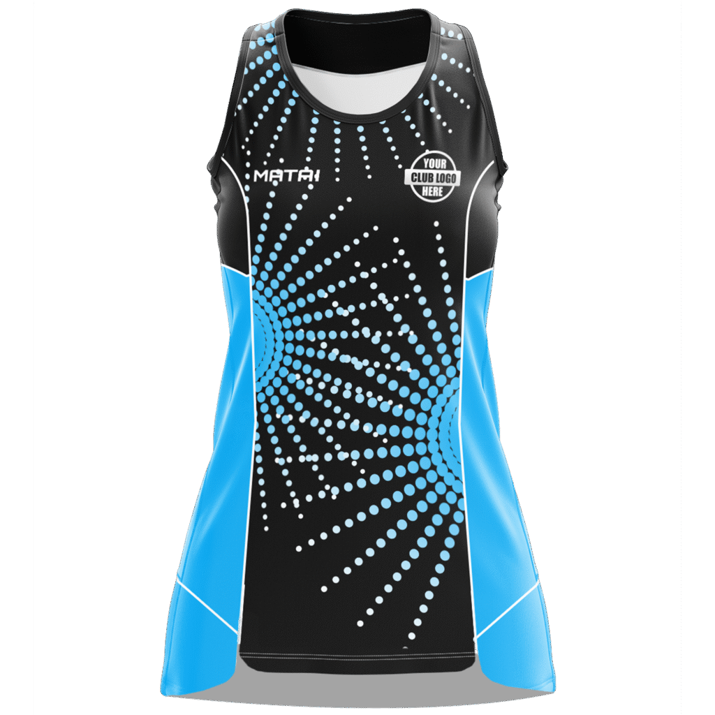 Performance Sublimated Netball Dress - Full Back | Matai Sports