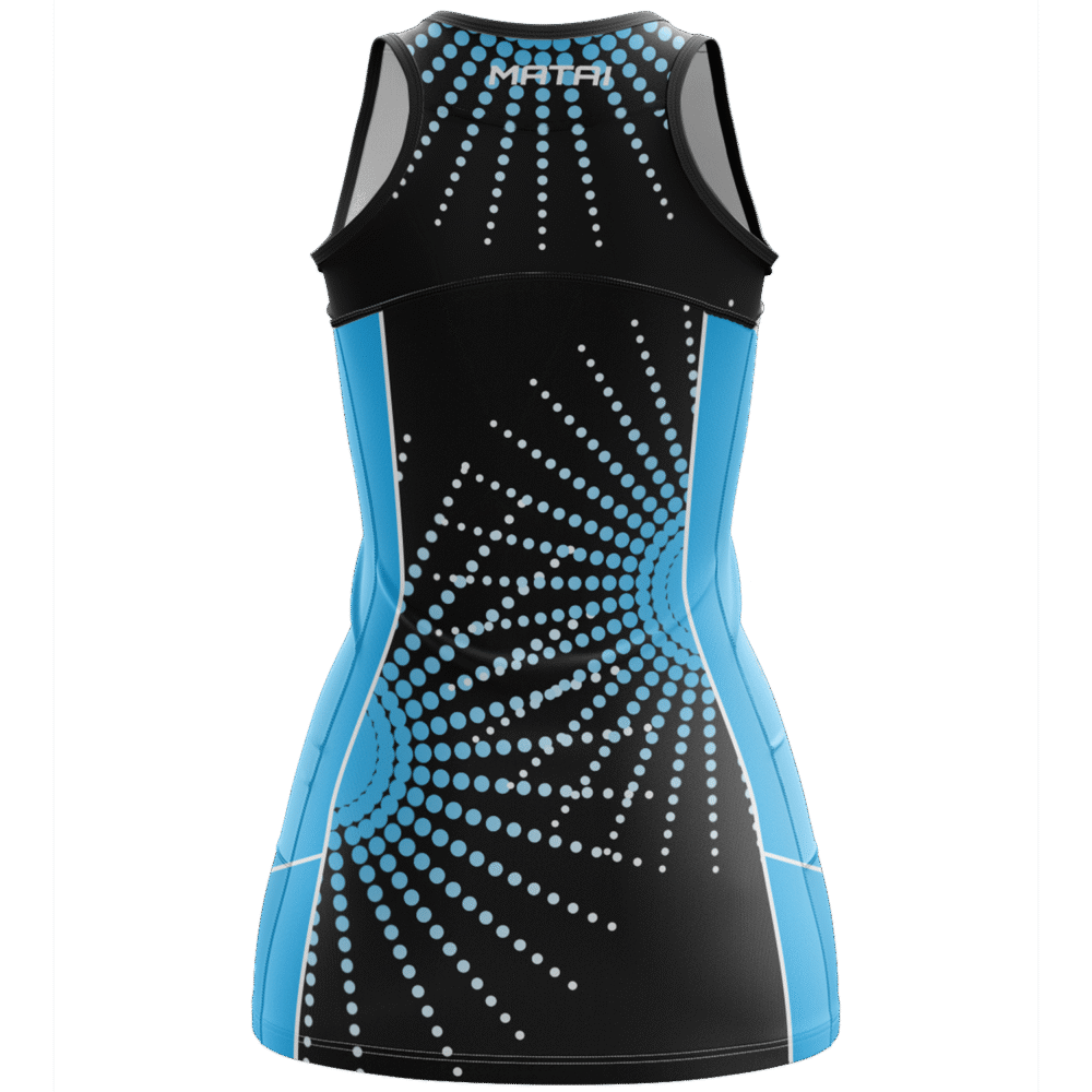 Performance Sublimated Netball Dress - Full Back | Matai Sports