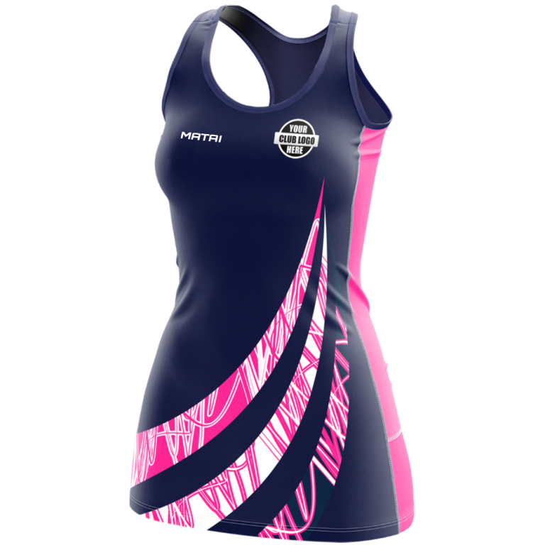 Pro Sublimated Netball Dress - Racer Back | Matai Sports