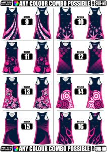 Elite Sublimated Netball Dress - Racer Back | Matai Sports
