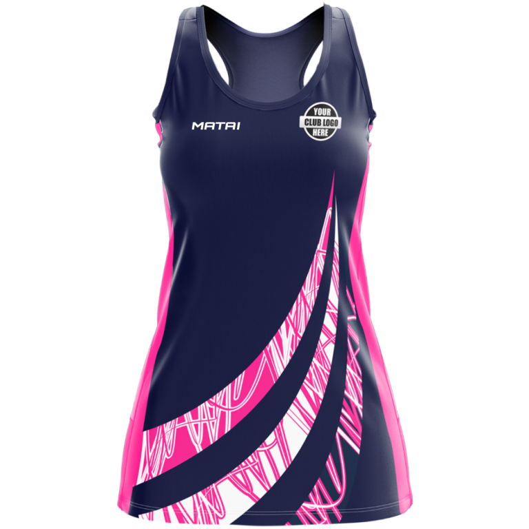 Pro Sublimated Netball Dress- Racer Back | Matai Sports