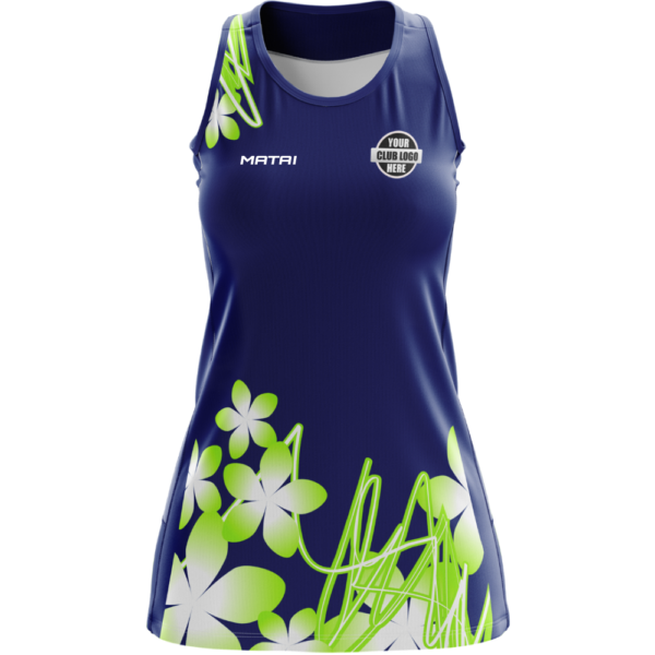 Elite Sublimated Netball Dress-Full Back | Matai Sports