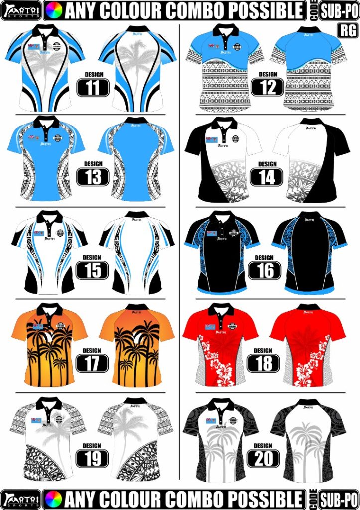 Pro Sublimated Multi Sports Shirt - Fiji | Matai Sports