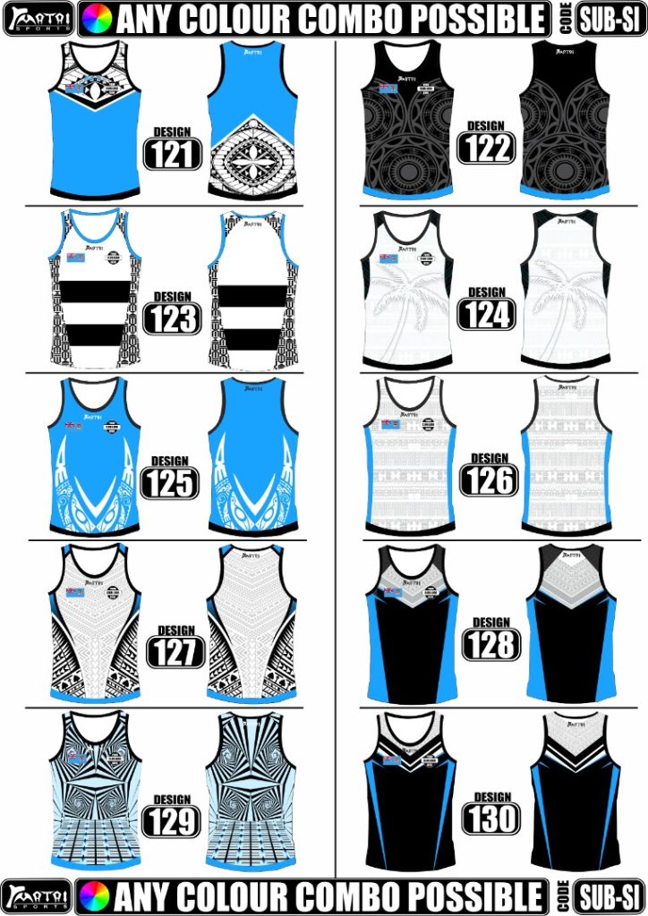 Pro Sublimated Singlet - Fiji | Matai Sports