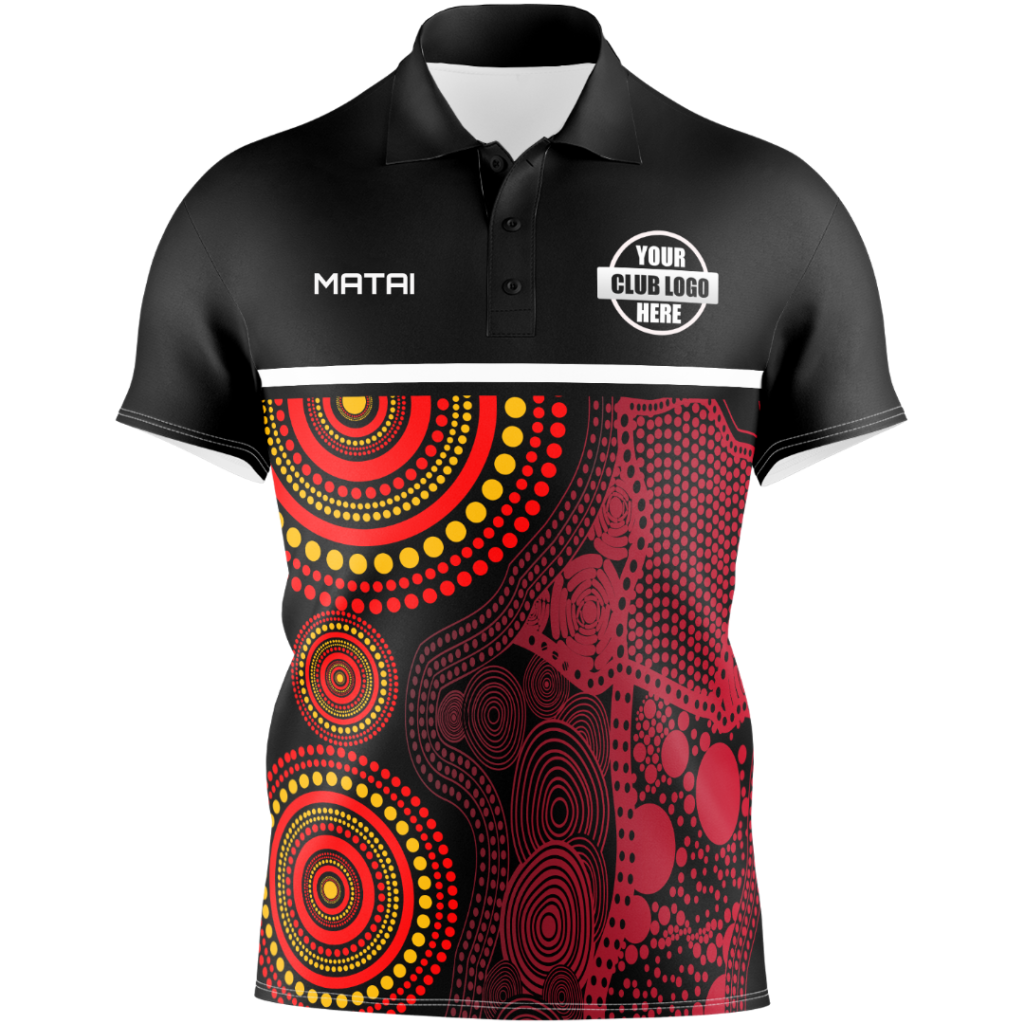 Pro Sublimated Polo Shirts Indigenous | Matai Sports