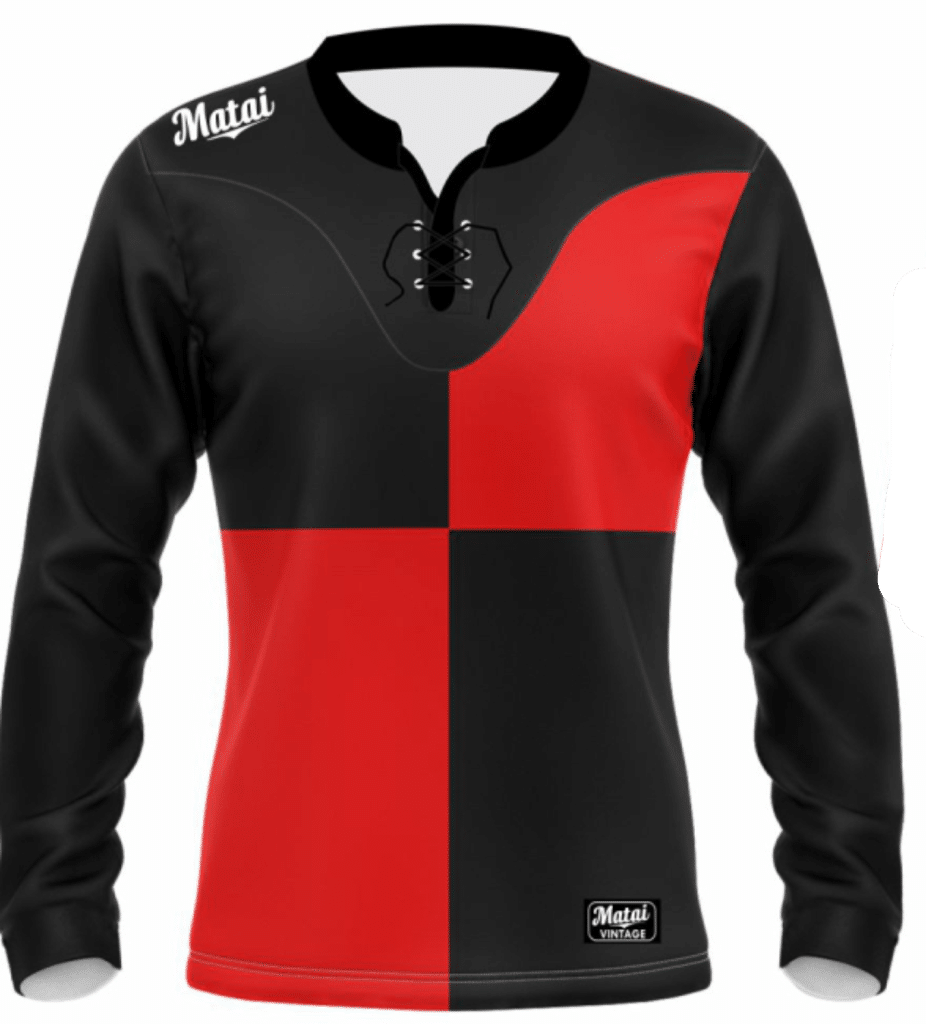 Cotton Knitted Rugby Jersey - Long Sleeve - Lace Up Collar | Matai Sports