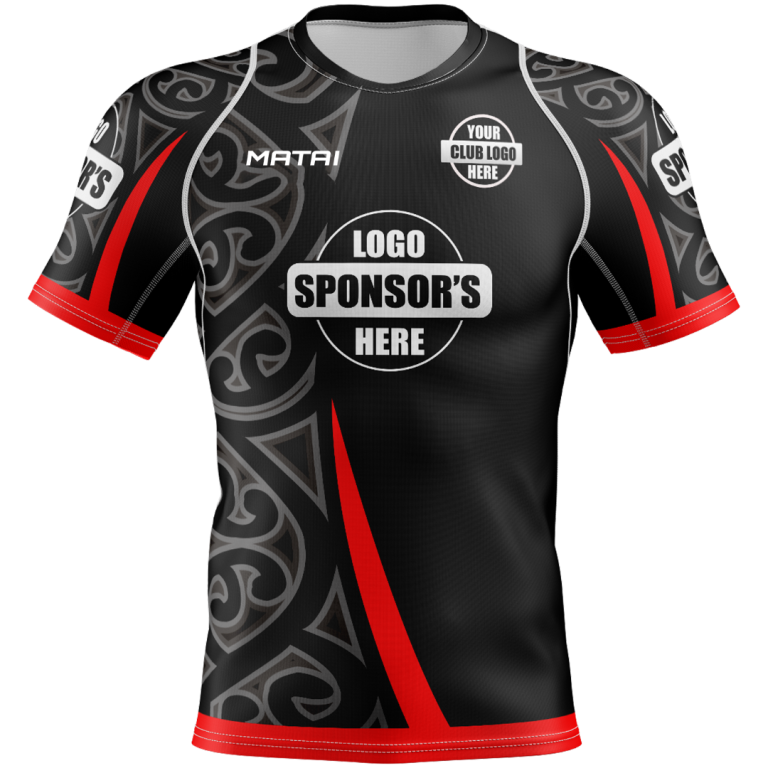 Pro Sublimated Rugby Jersey - Regular Fit - Maori | Matai Sports