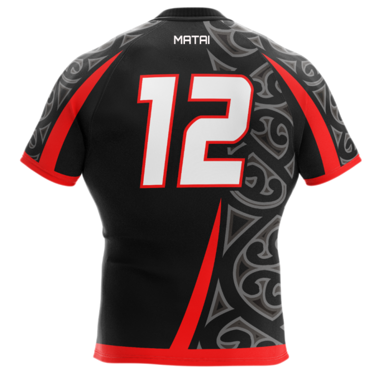 Pro Sublimated Rugby Jersey - Regular Fit - Maori | Matai Sports