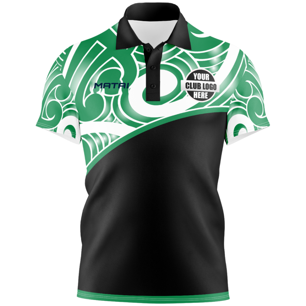Pro Sublimated Polo Shirts Set in Sleeve - Maori | Matai Sports