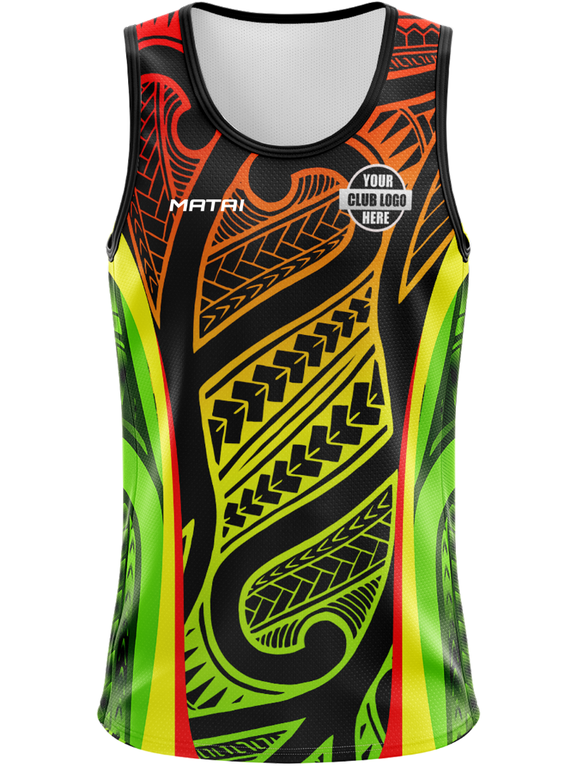 Pro Sublimated Singlet - Maori | Matai Sports
