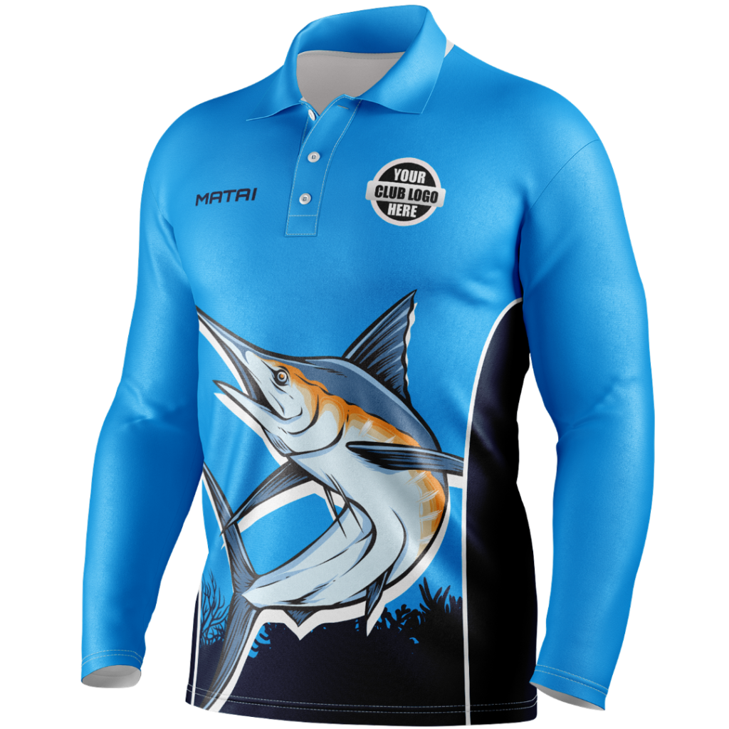 Pro Sublimated L/S Fishing Polo Shirts | Matai Sports
