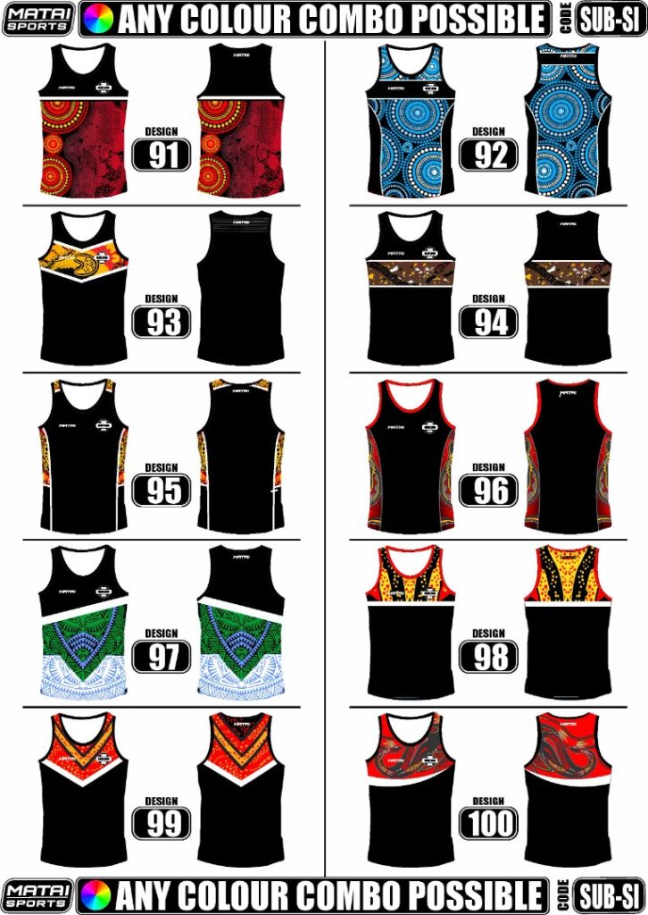 Pro Sublimated Touch/Tag Singlet | Matai Sports