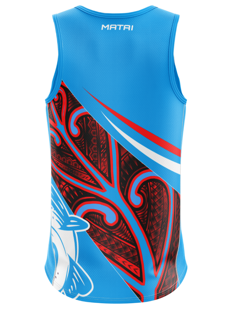 Pro Sublimated Fishing Singlet - Maori | Matai Sports