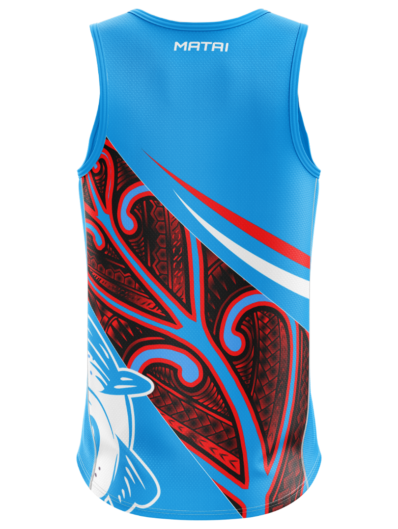Pro Sublimated Fishing Singlet - Maori | Matai Sports