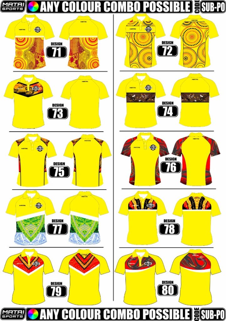 Pro Sublimated Polo Shirts Indigenous | Matai Sports