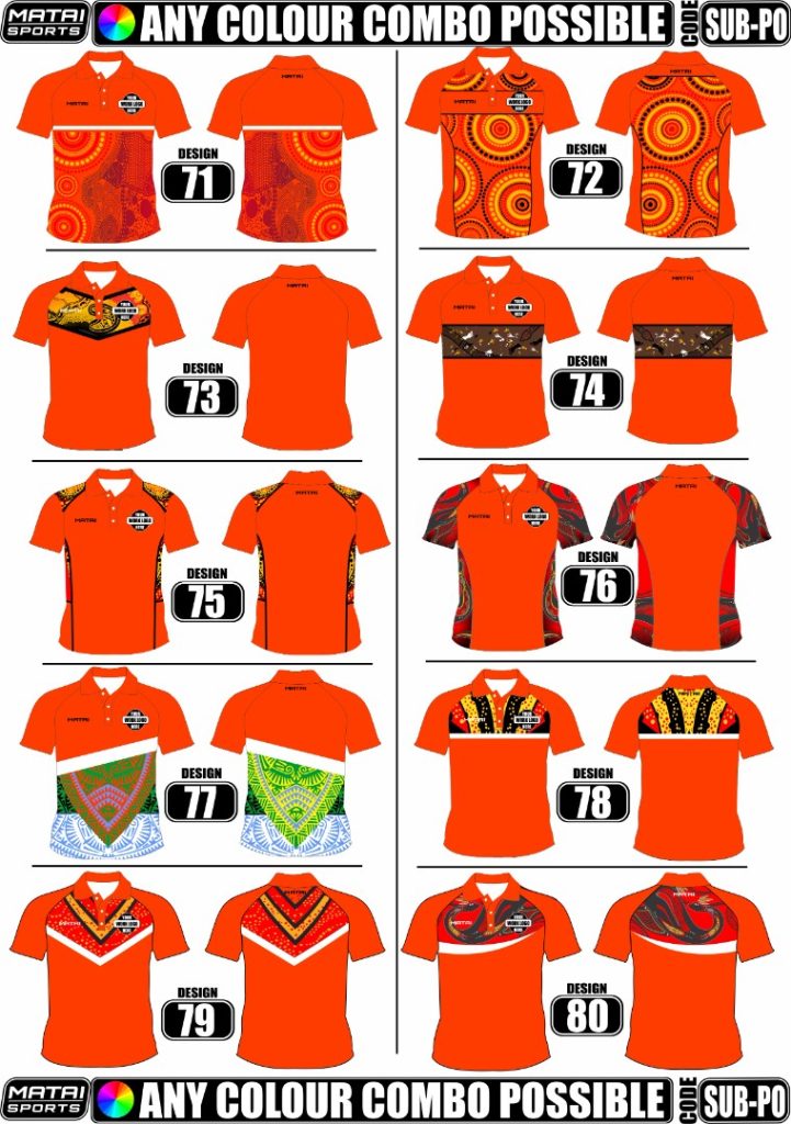 Pro Sublimated Polo Shirts Indigenous | Matai Sports
