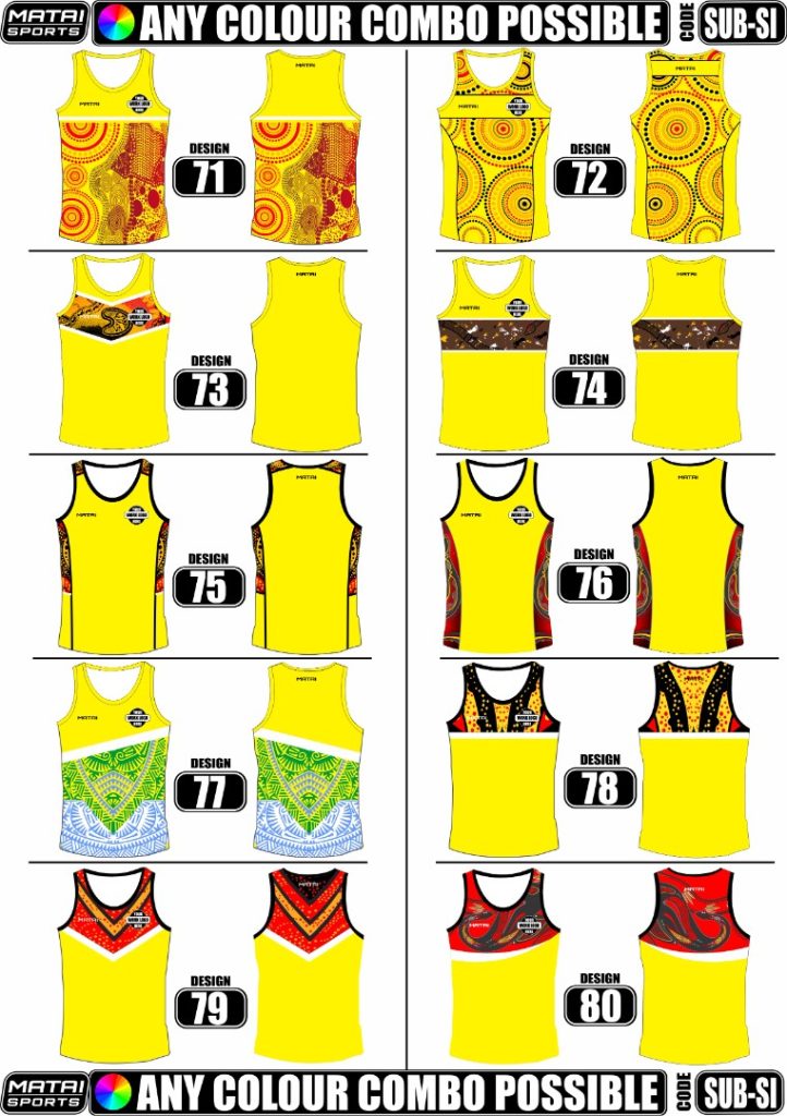 Pro Sublimated Work Wear Singlet - Indigenous | Matai Sports