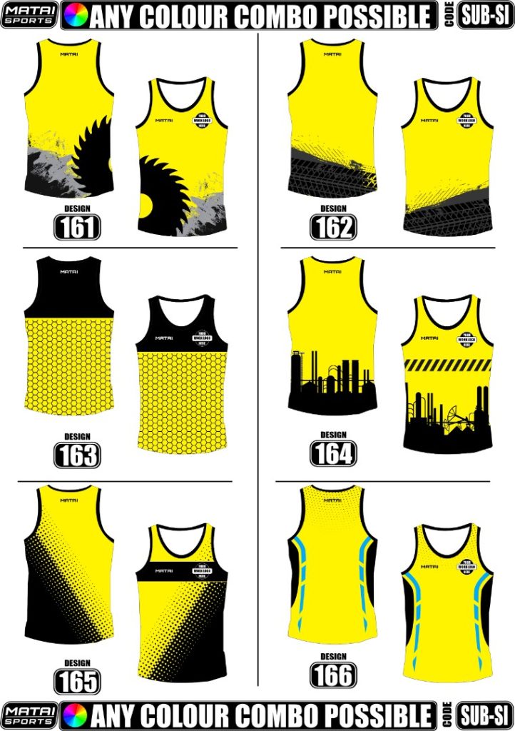 Pro Sublimated Work Wear Singlet | Matai Sports