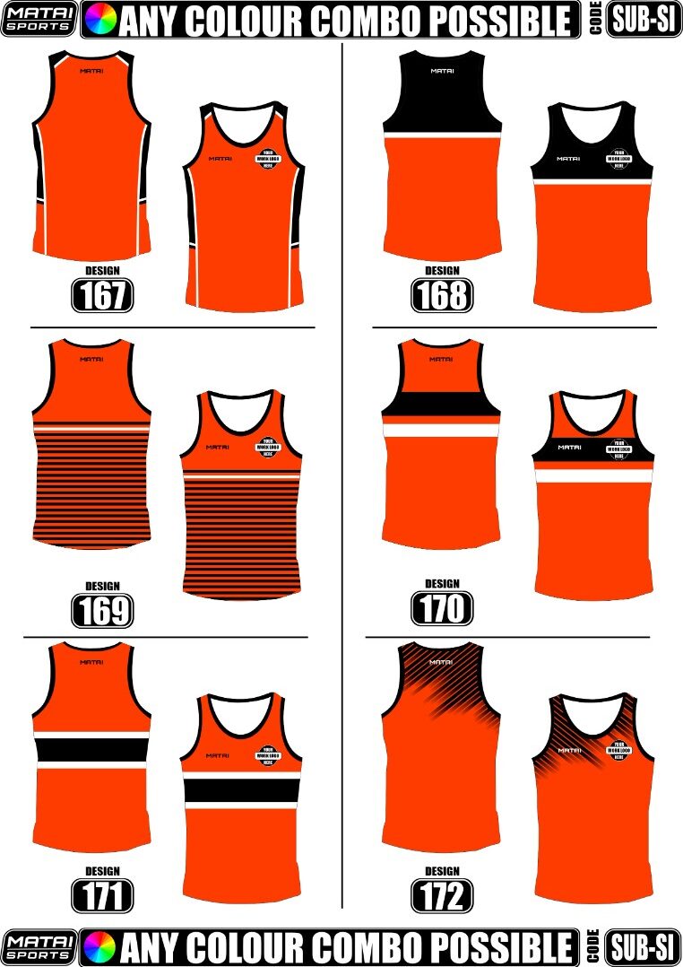Pro Sublimated Work Wear Singlet | Matai Sports