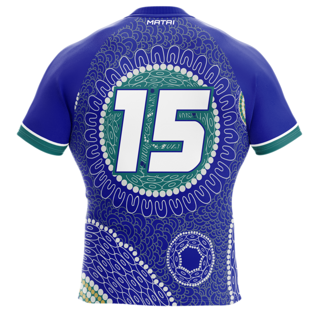 Elite Sublimated Rugby Jersey - 'Community Gathering' by Zartisha Davis ...