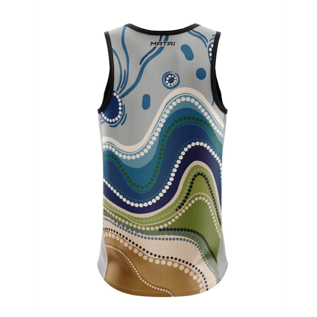 Pro Sublimated Singlet - 'Respect' by Tilli Baker | Matai Sports