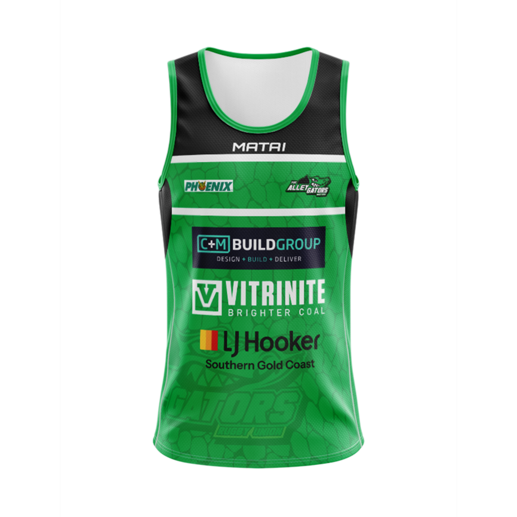 PBC Alleygators - Performance Training Singlet | Matai Sports
